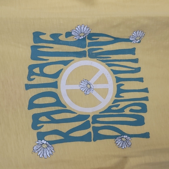 Wildfox | Tops | Wildfox Radiate Positivity Sunflower And Peace Sign ...